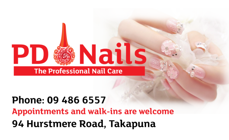 PD Nails - I Love Takapuna