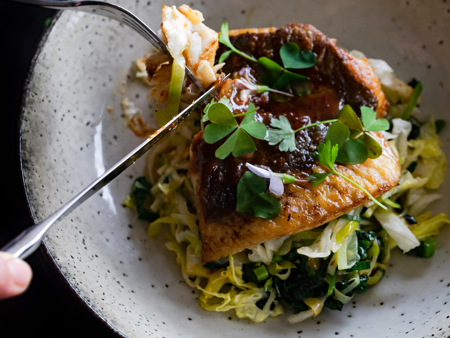 Nanam: Pan fried Kingfish - I Love Takapuna